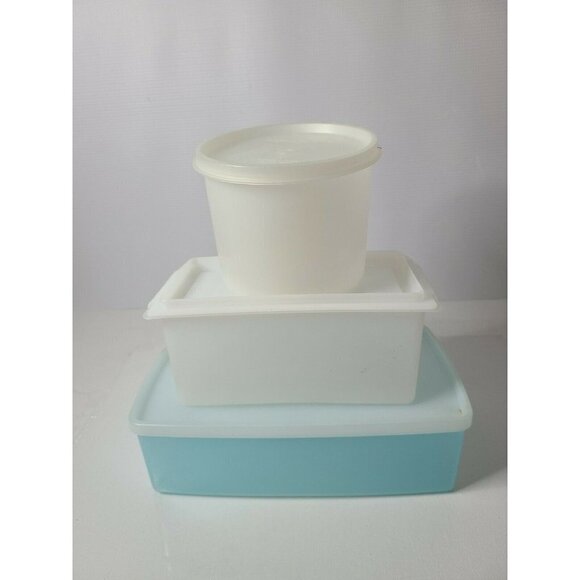 Tupperware | Kitchen | Vintage Tupperware Storage Container With Lids ...